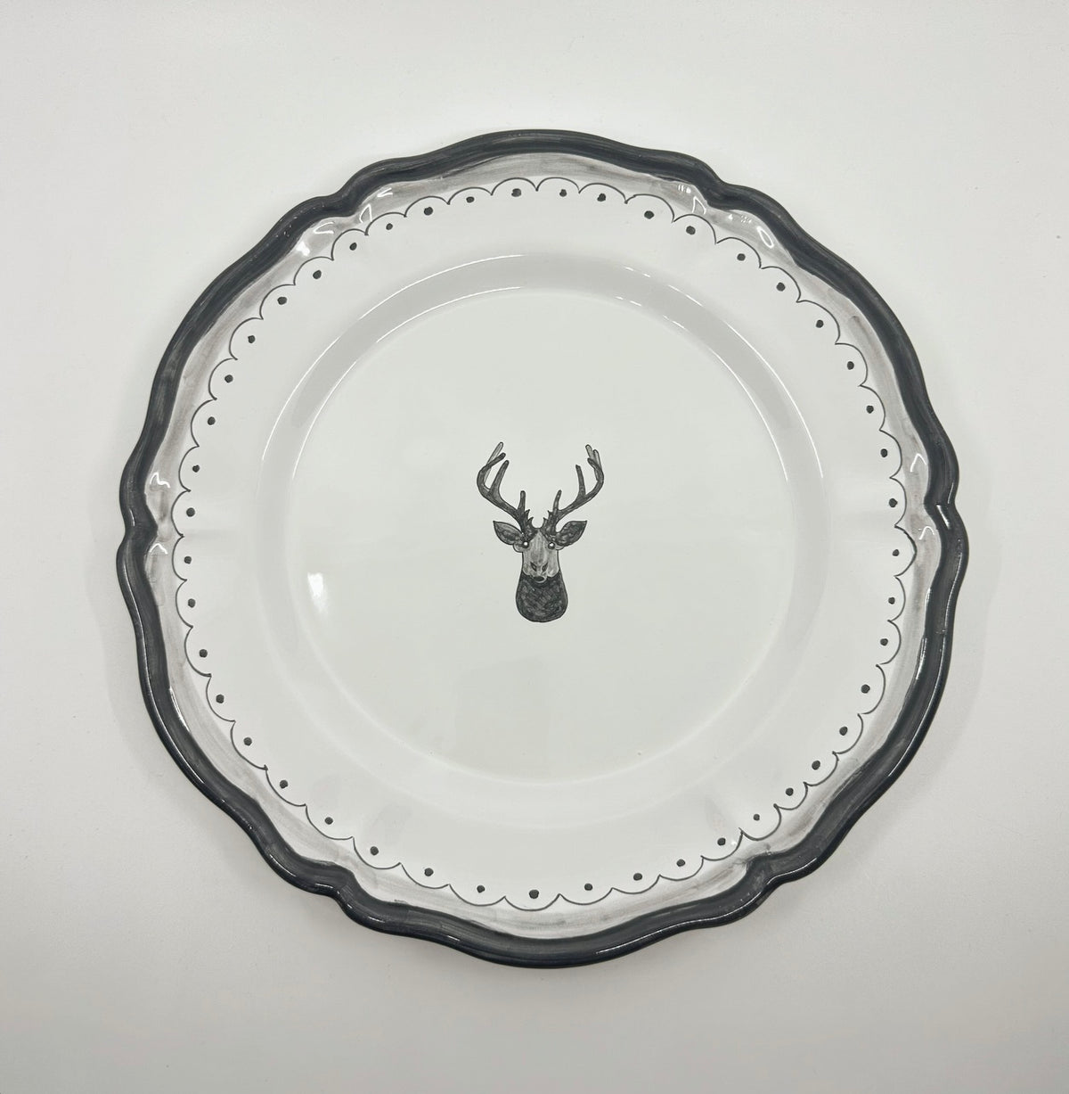 'Stag' Charger / Cake Plate — Backcountry Mercantile